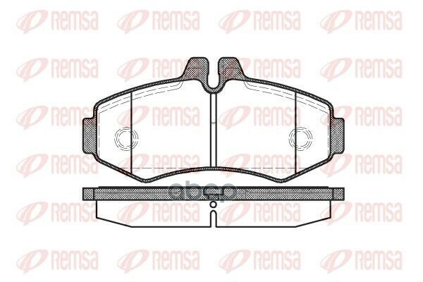701 00 колодки дисковые ! перед. MB Vito 2.0i/2.3i/2.2CDi/2.3D/CDi 98> Remsa арт. 070100