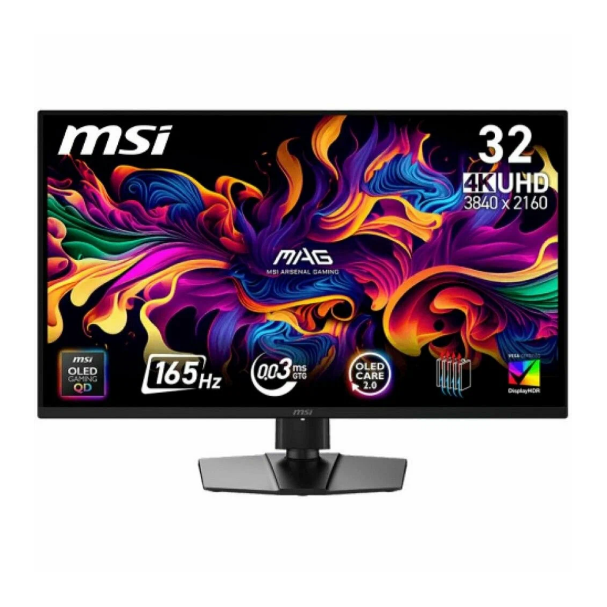 Монитор MSI MAG 322UP QD-OLED E16 (9S6-3DD29A-048) черный , 31,5" QDLED, 4K UHD, (3840x2160), 165 Гц