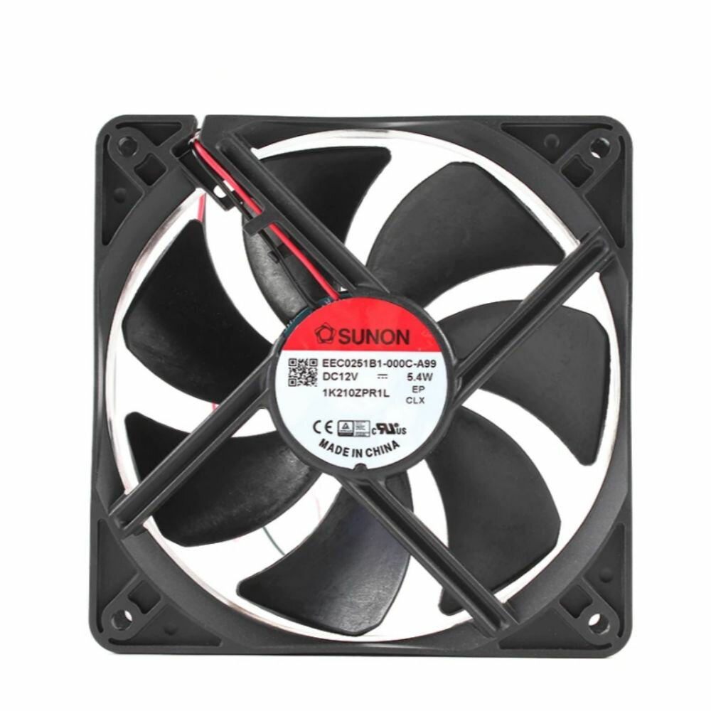 EEC0251B1-000C-A99 12 В 5,4 Вт 120*120*25 мм Вентилятор охлаждения шкафа с большим объемом воздуха