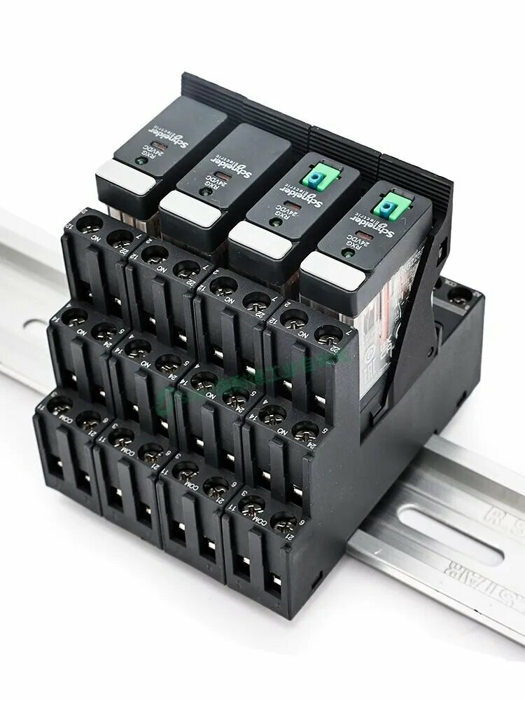Колодка для реле, разд. Контакты, 2 С/О RGZE1S48M Schneider Electric