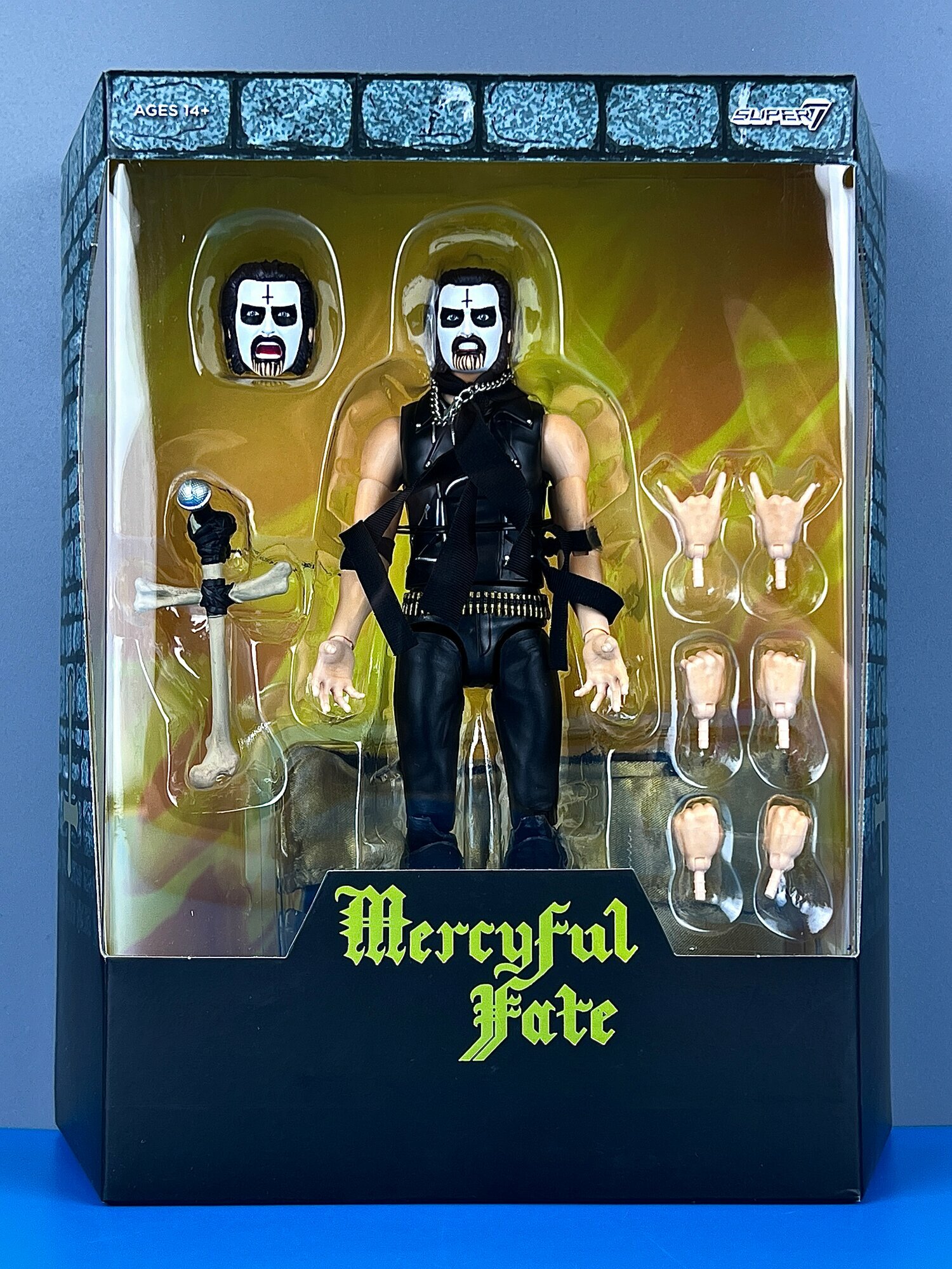 Фигурка King Diamond, Mercyful Fate / Super7, Ultimates / Кинг Даймонд, Ультимейт, Коллекционная, 17 см.