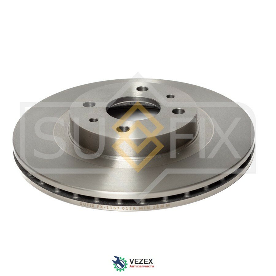 SUFIX FX1167 Диск тормозной вентилируемый (260x20) | перед прав/лев | LADA 2108-09/2110-12/2113-15/GRANTA/KALINA/PRIORA LADA PRIORA Saloon (2170) 1.6 12.2008 - <=> LADA 112 (2112) 1.6 03.2006 - 12.2008 <=> LADA PRIORA Hatchback (2172) 1.6 12.2008 -