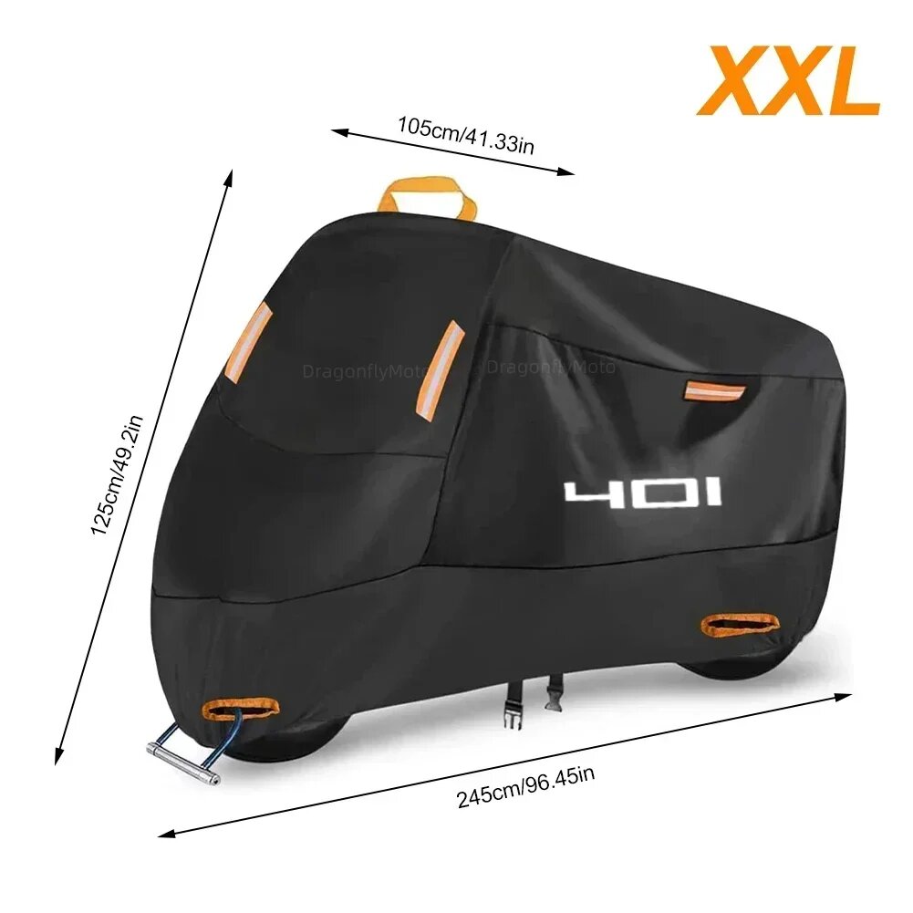 Чехол для мотоцикла XXL, Husqvarna Svartpilen 401, Vitpilen 401