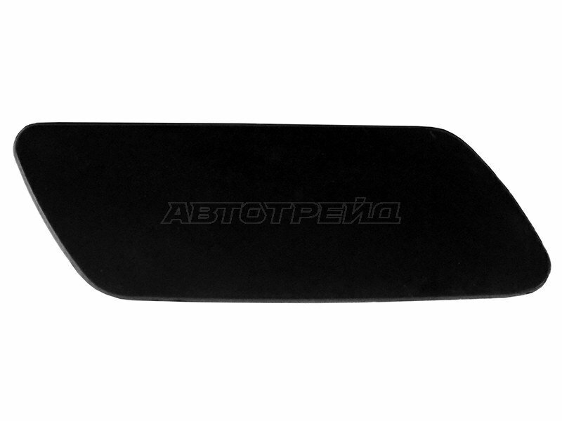 Крышка омывателя фары Audi A6 2008-2011, правая, пластик, черная, 1 шт