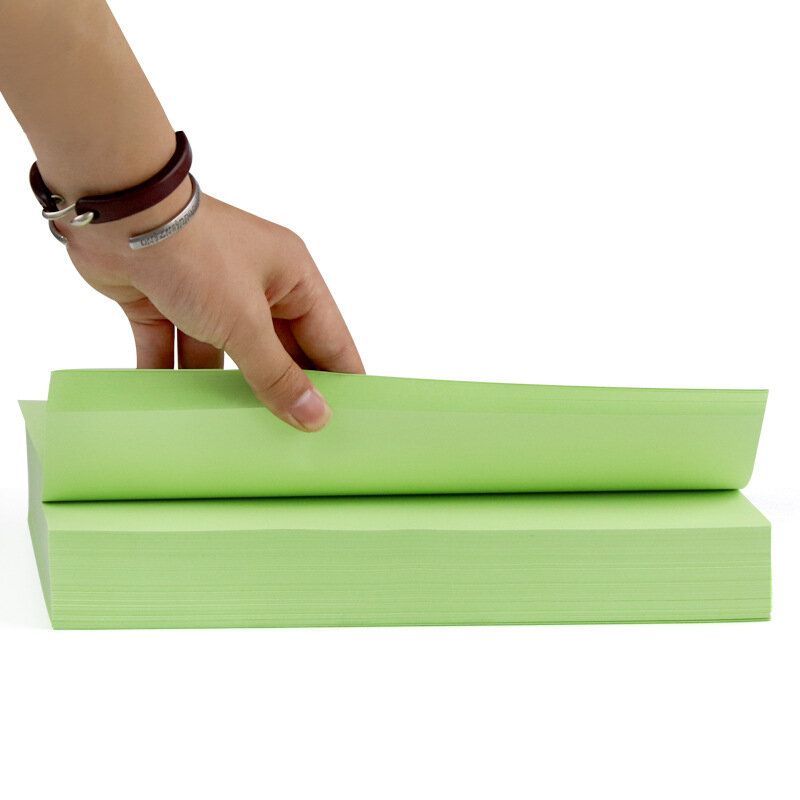 Бумага для печати Ruguo A480g для детского сада, бумага для оригами и творчества, цветная копировальная бумага, 500 листов/упаковка, цветная бумага для принтера.