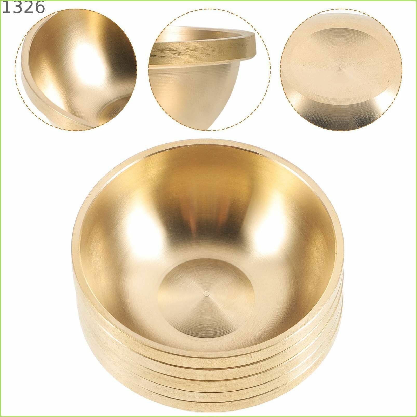 5 шт. Металлическая латунная чаша для бутылки с водой буддийского поклонения
