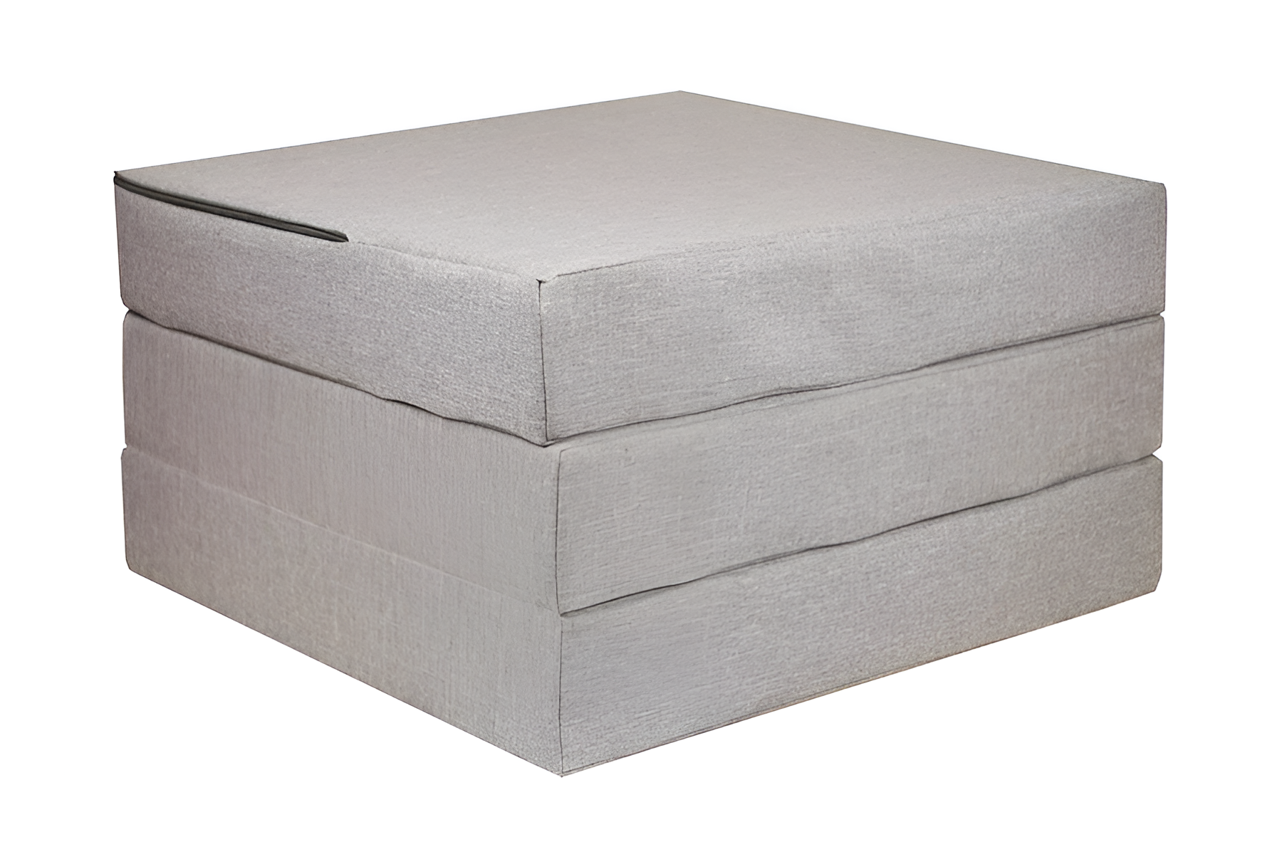 Пуф матрас мобильный Шаг, трансформер, спальное место 60х195 см. светло-серый