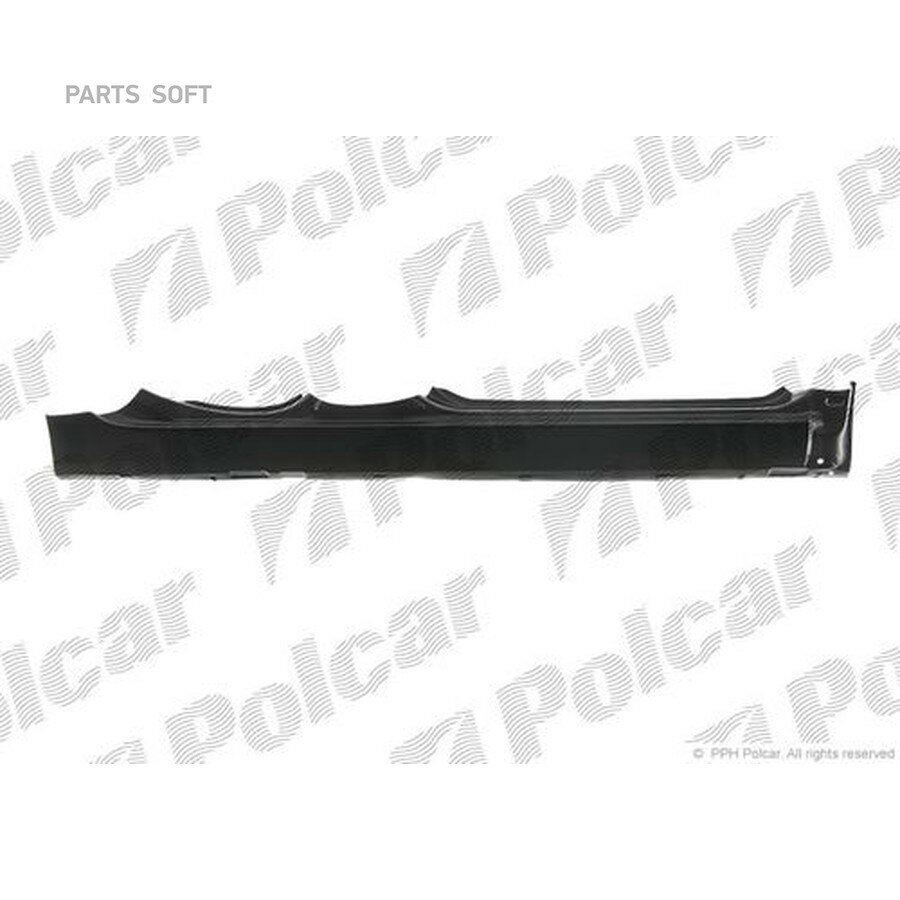 Порог левый N.MICRA K12 5-D, 03-10 от официального дистрибьютора, POLCAR, артикул 2707411