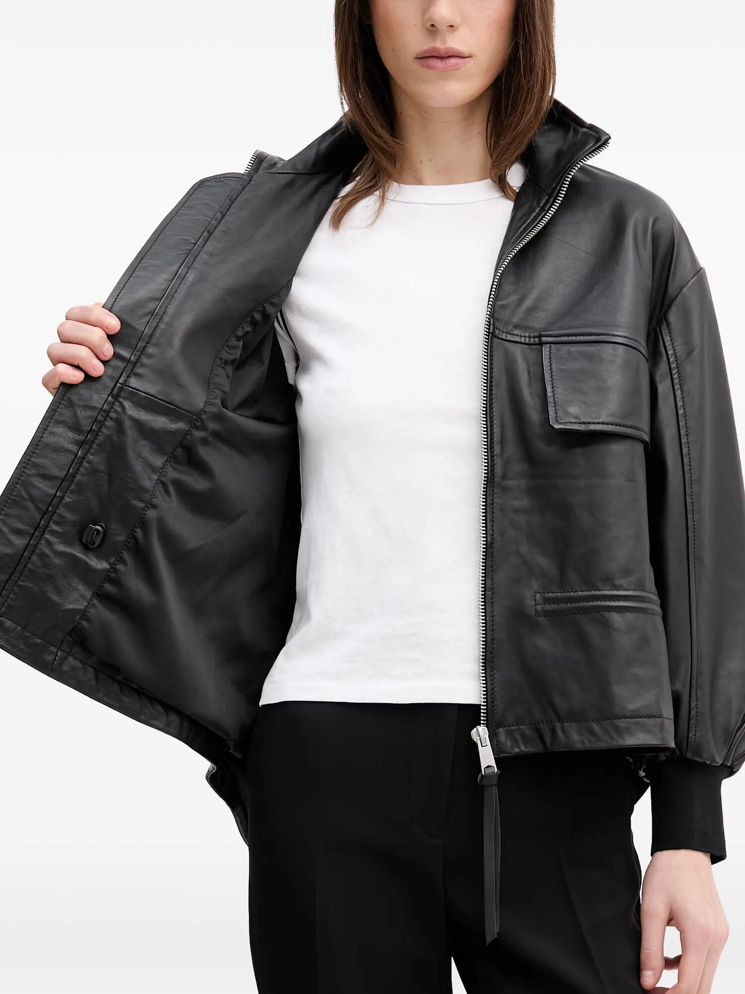 Куртка AllSaints Flor, размер 14, black/black — фото 1