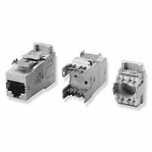 Гнездо розетки AMP Twist-6S AMP-1711342-1, RJ-45, без крышки, 180 градусов