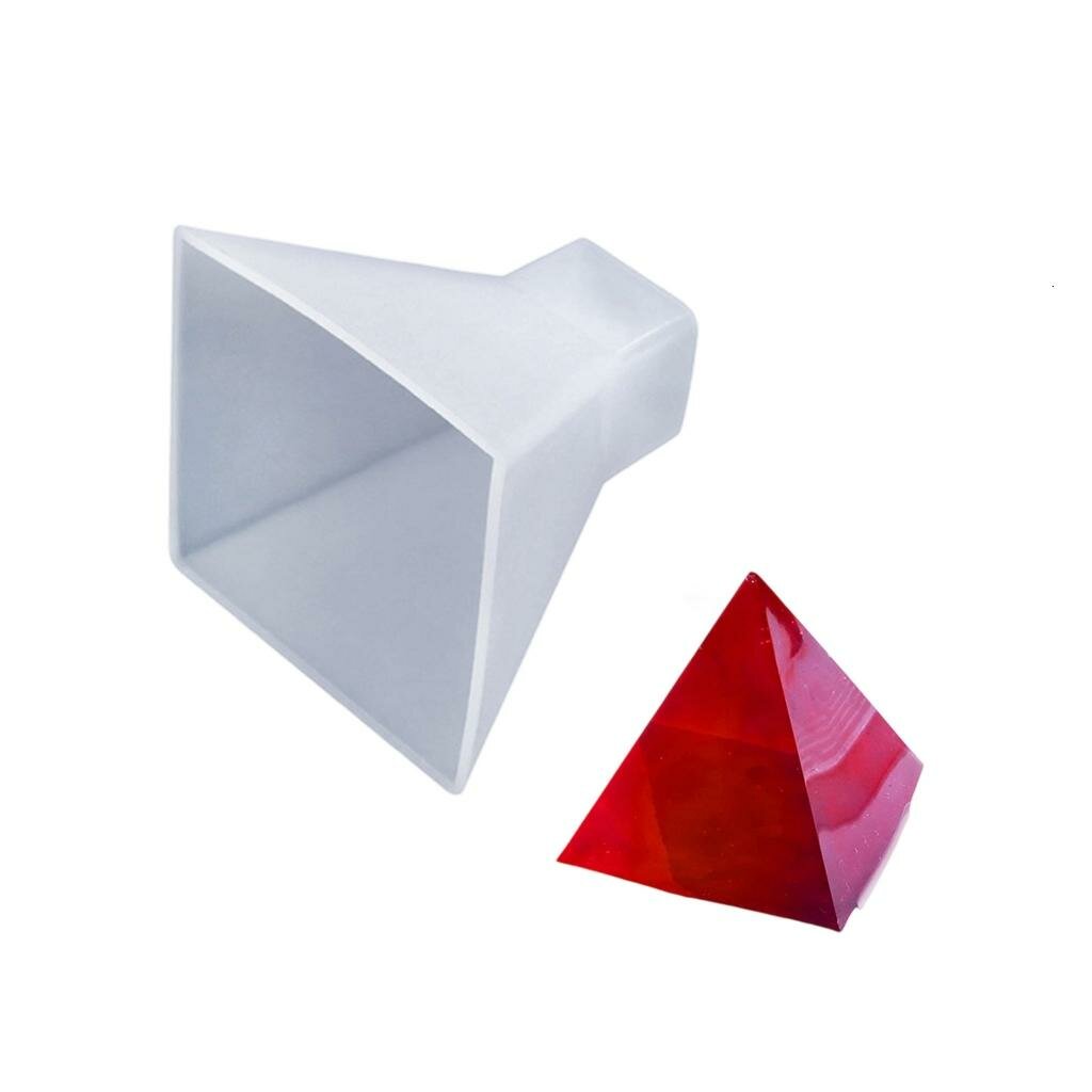 Силиконовая пирамидальная форма для заливки, 60mm