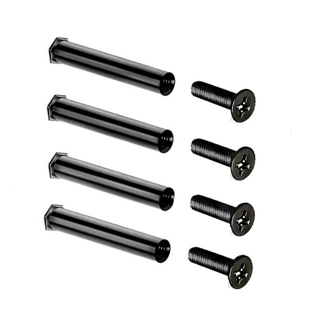 Комплект из 4 винтов для крепления вентилятора, Черный