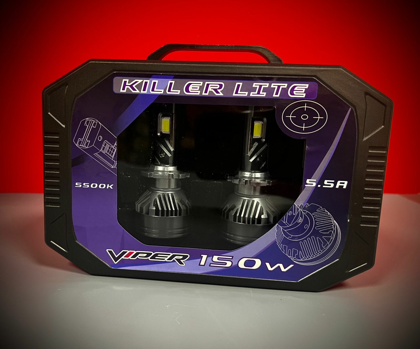 Светодиодные LED лампы D2S для Mitsubishi Outlander XL 2006-2012 - VIPER KILLER LITE 150W 5500K 12500LM (не требуются штатные блоки)