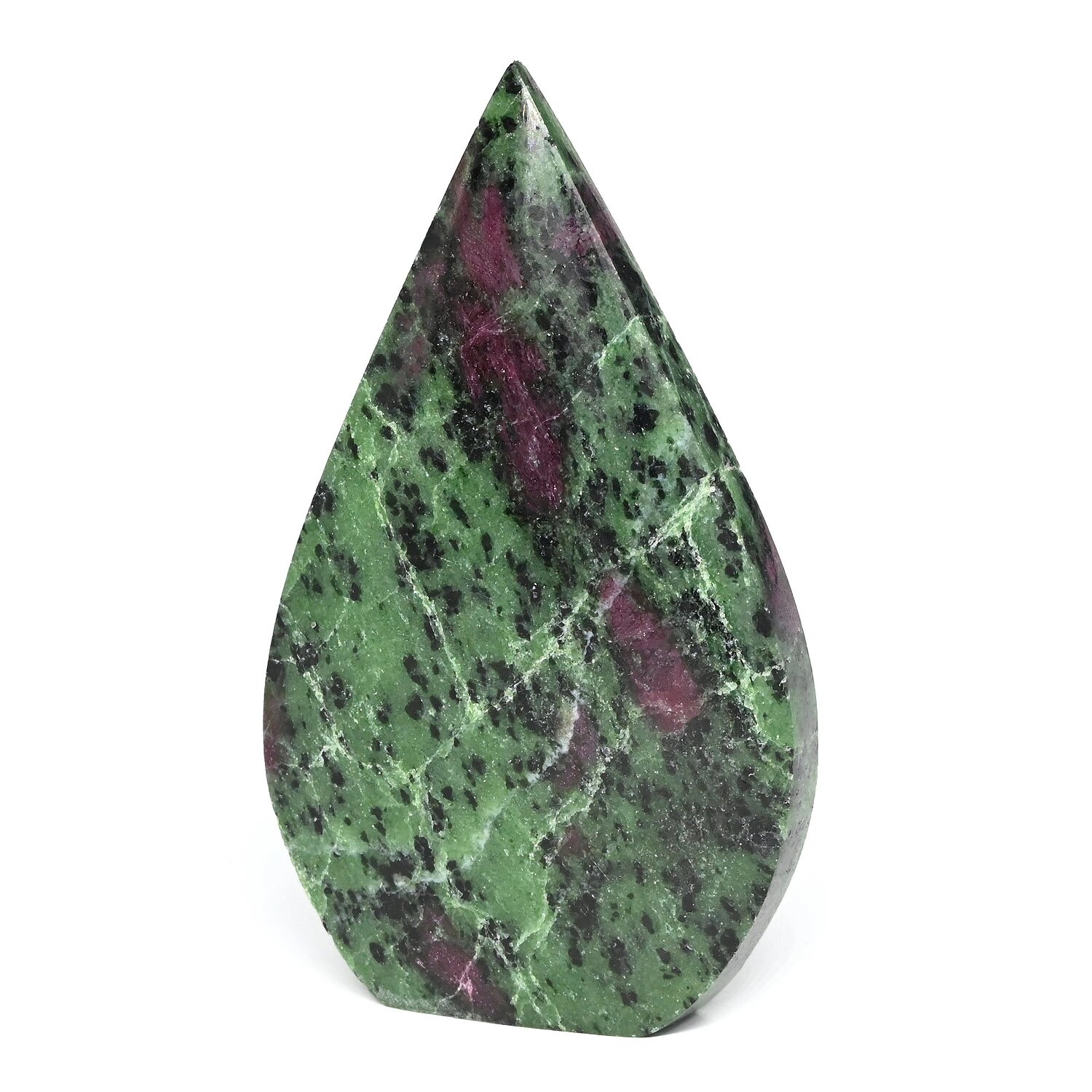 Кристалл Свеча для интерьера из цоизита 59*19*103мм, 196г