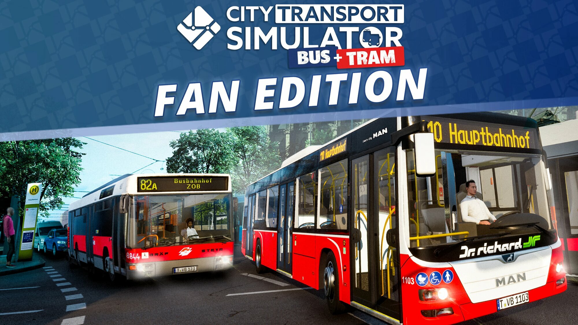 City Transport Simulator Bus + Tram Bus Fan Edition для Sony PlayStation | PS5 на русском языке | Игра навсегда | Быстрая доставка (Турция)