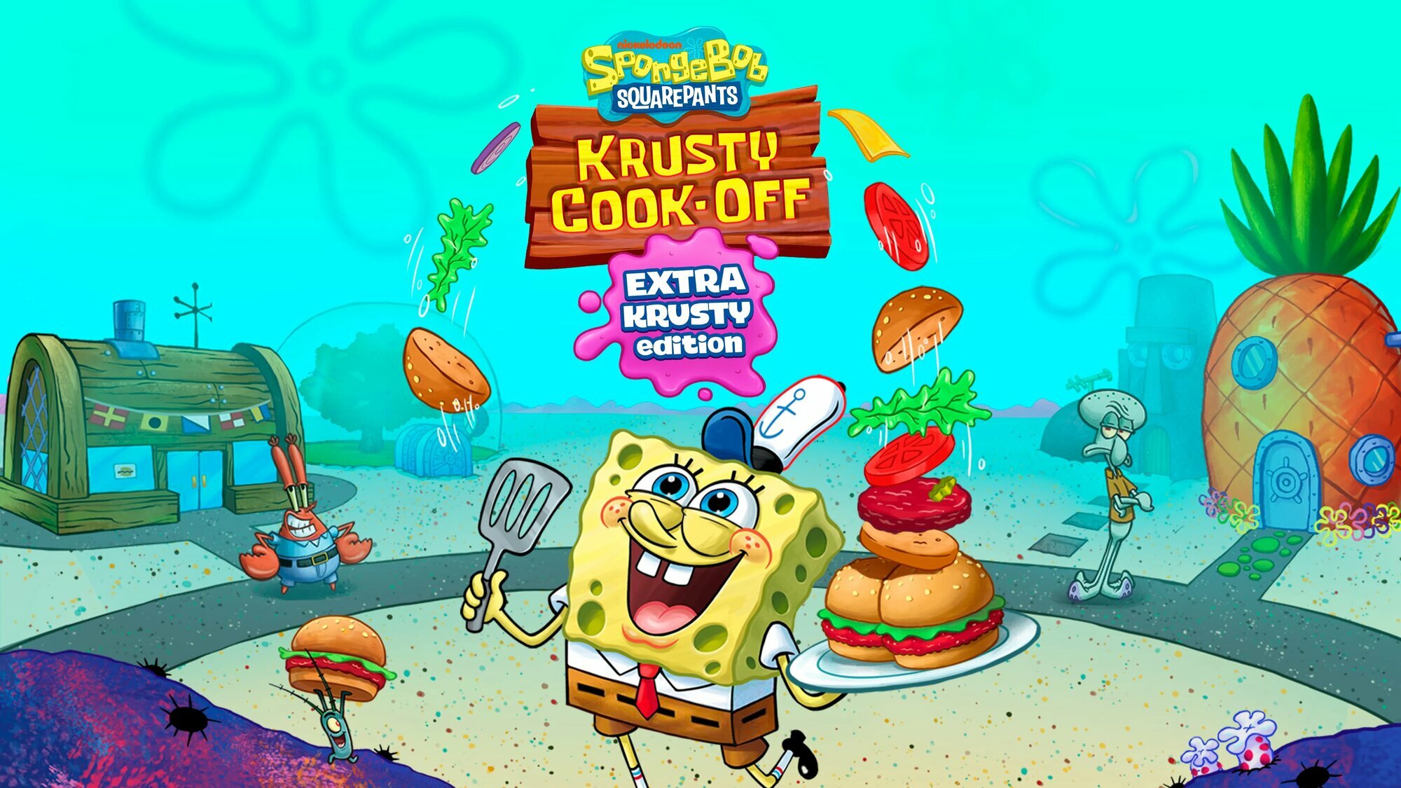 Игра SpongeBob: Krusty Cook-Off – Kelp City Bundle, цифровое издание PlayStation 4, регион Турция / код пополнения баланса