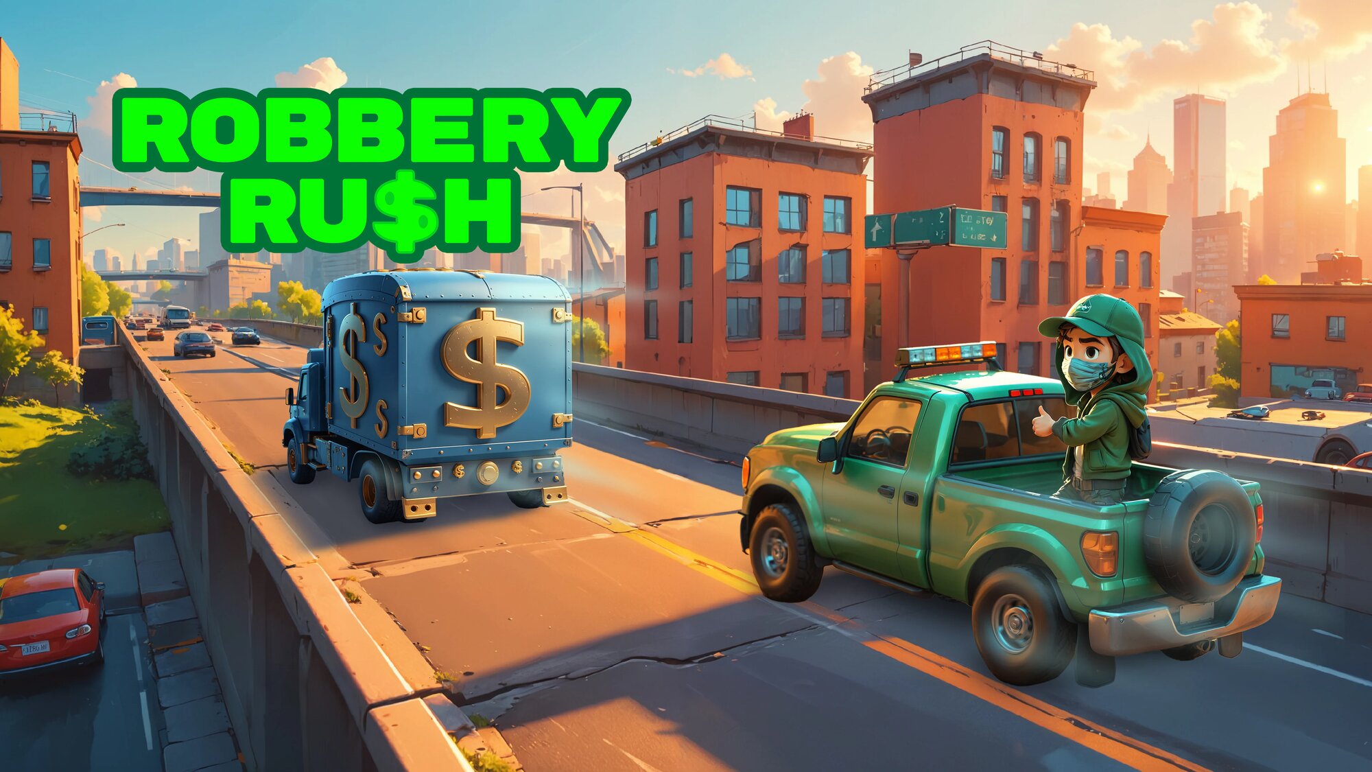 Robbery Rush для Sony PlayStation | PS5 | Игра навсегда | Быстрая доставка (Турция)