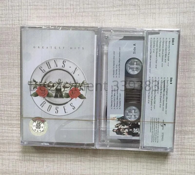 Guns N Roses Кассета с Магнитной Лентой аудиокассета Greatest Hits