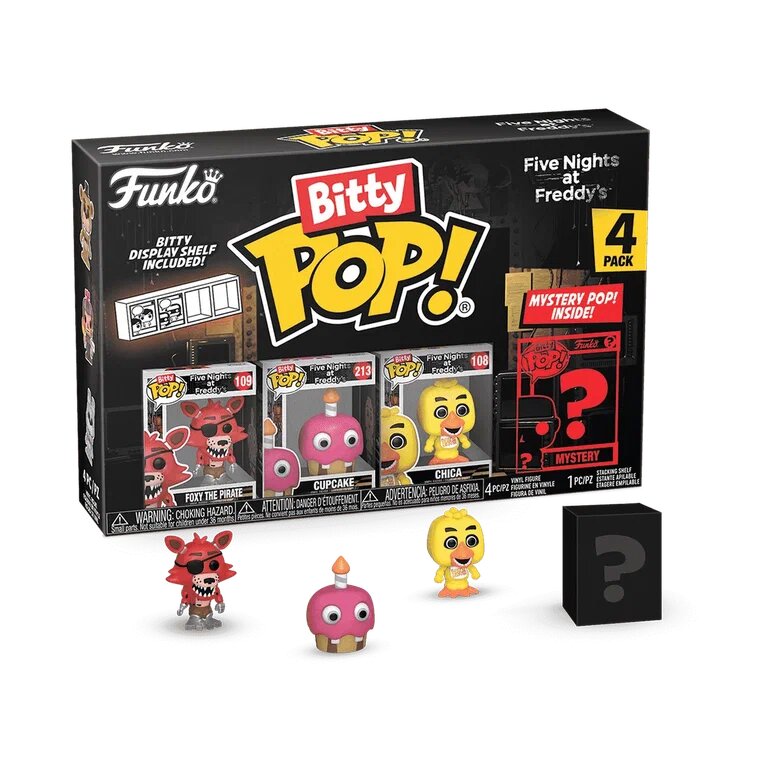 Набор фигурок Funko Bitty POP! Five Nights at Freddy's 73045 Пять ночей у Фредди, 4 шт (1 фигурка-сюрприз)