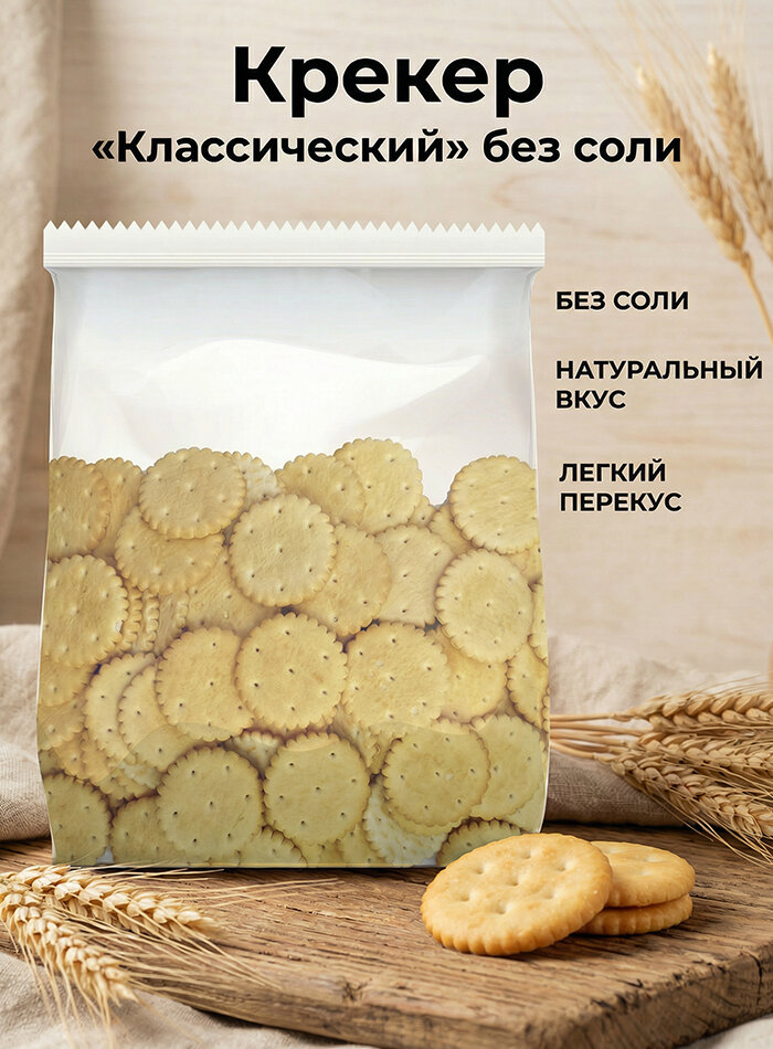 Крекер Классический без соли 6000г