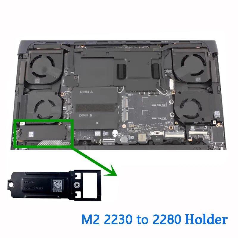 Адаптер M.2 2230 to 2280 для Dell Alienware