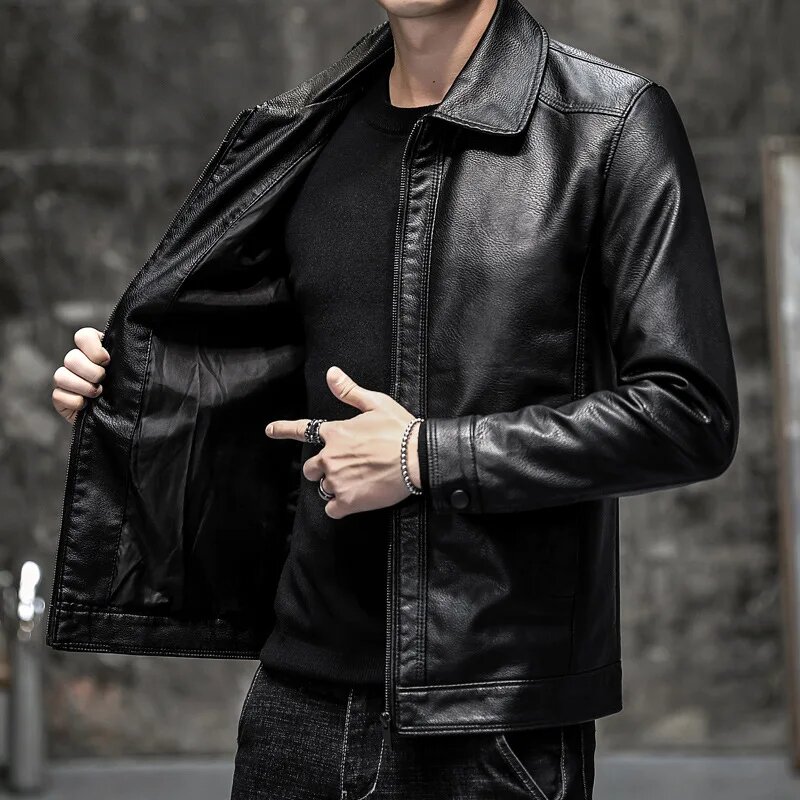 Куртка кожаная