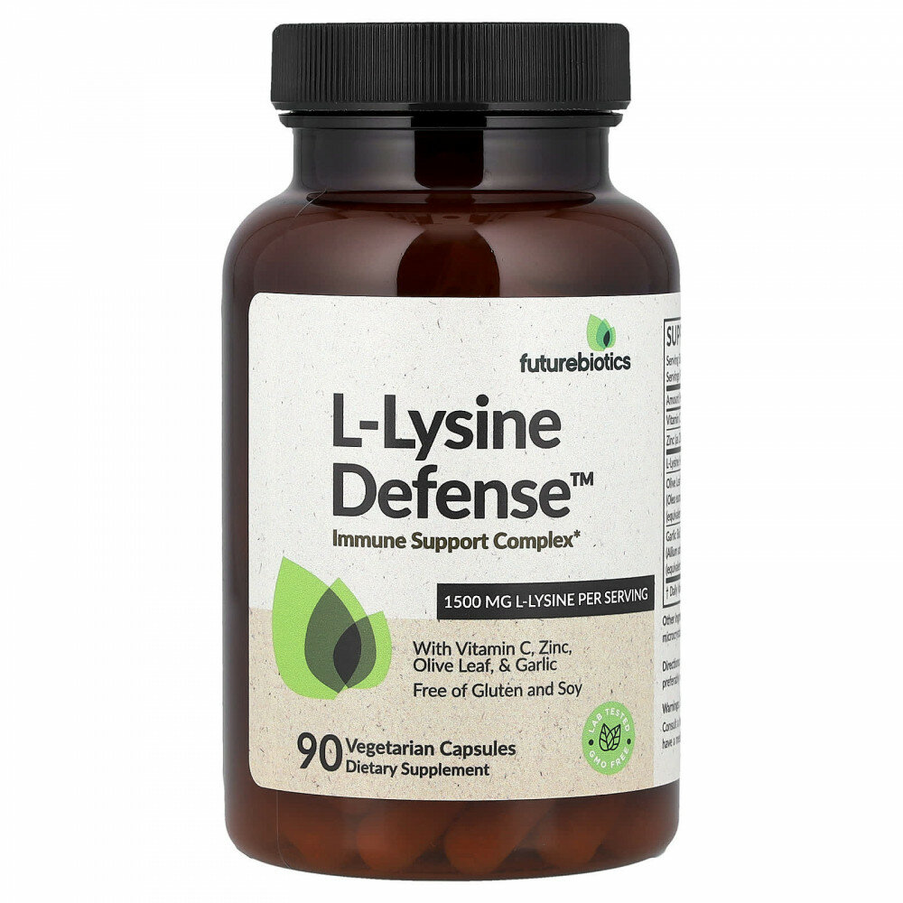 Futurebiotics, L-Lysine Defense™, 90 растительных капсул