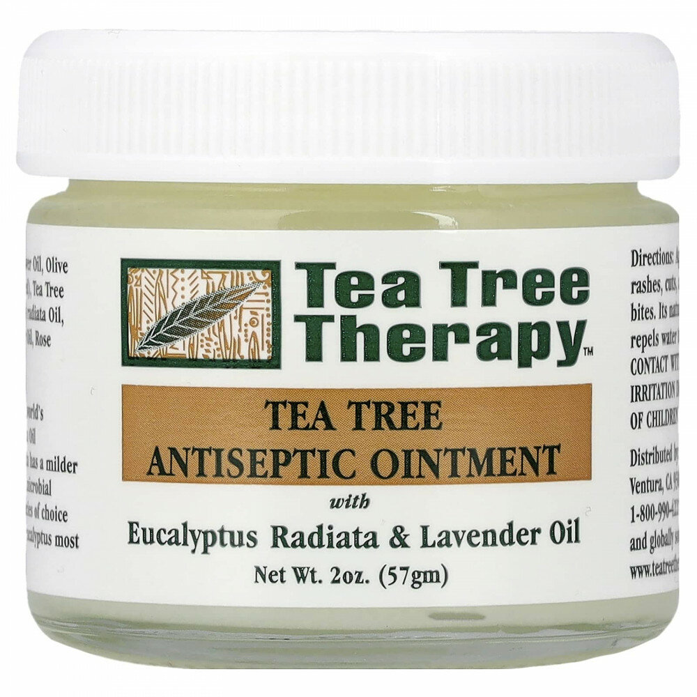 Tea Tree Therapy, антисептическая мазь с чайным деревом, 57 г (2 унции)