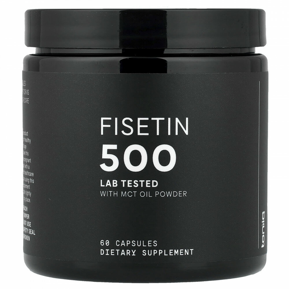 Toniiq, физетин 500, 60 капсул