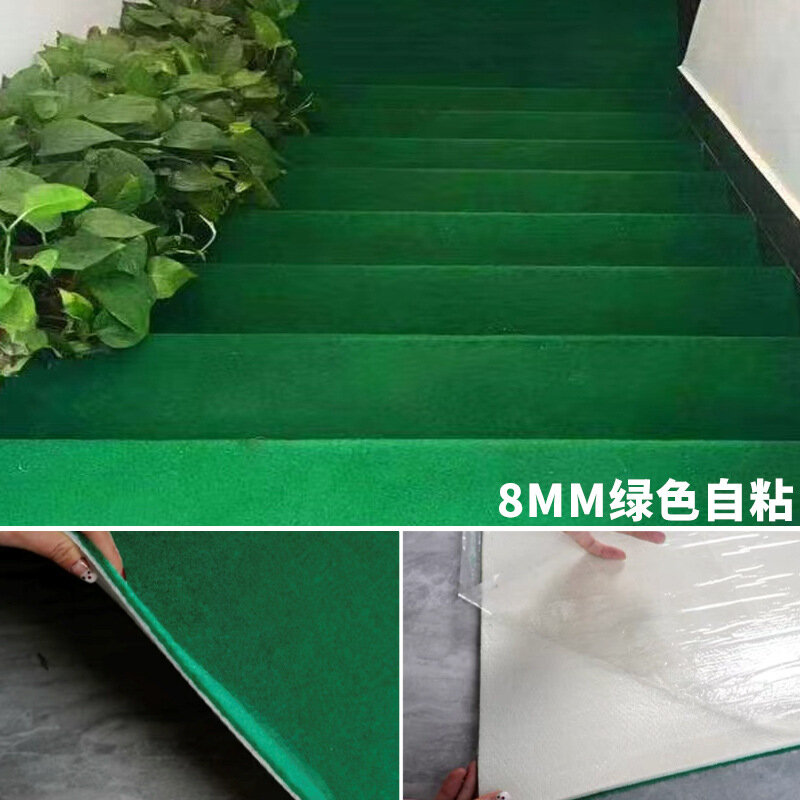 Самоклеящийся серый коврик для лестниц, нескользящие накладки на ступени, полное покрытие, напольные покрытия без клея, для домашнего использования, шумоизоляция для цементных полов, для помещений, с возможностью обрезки по размеру.