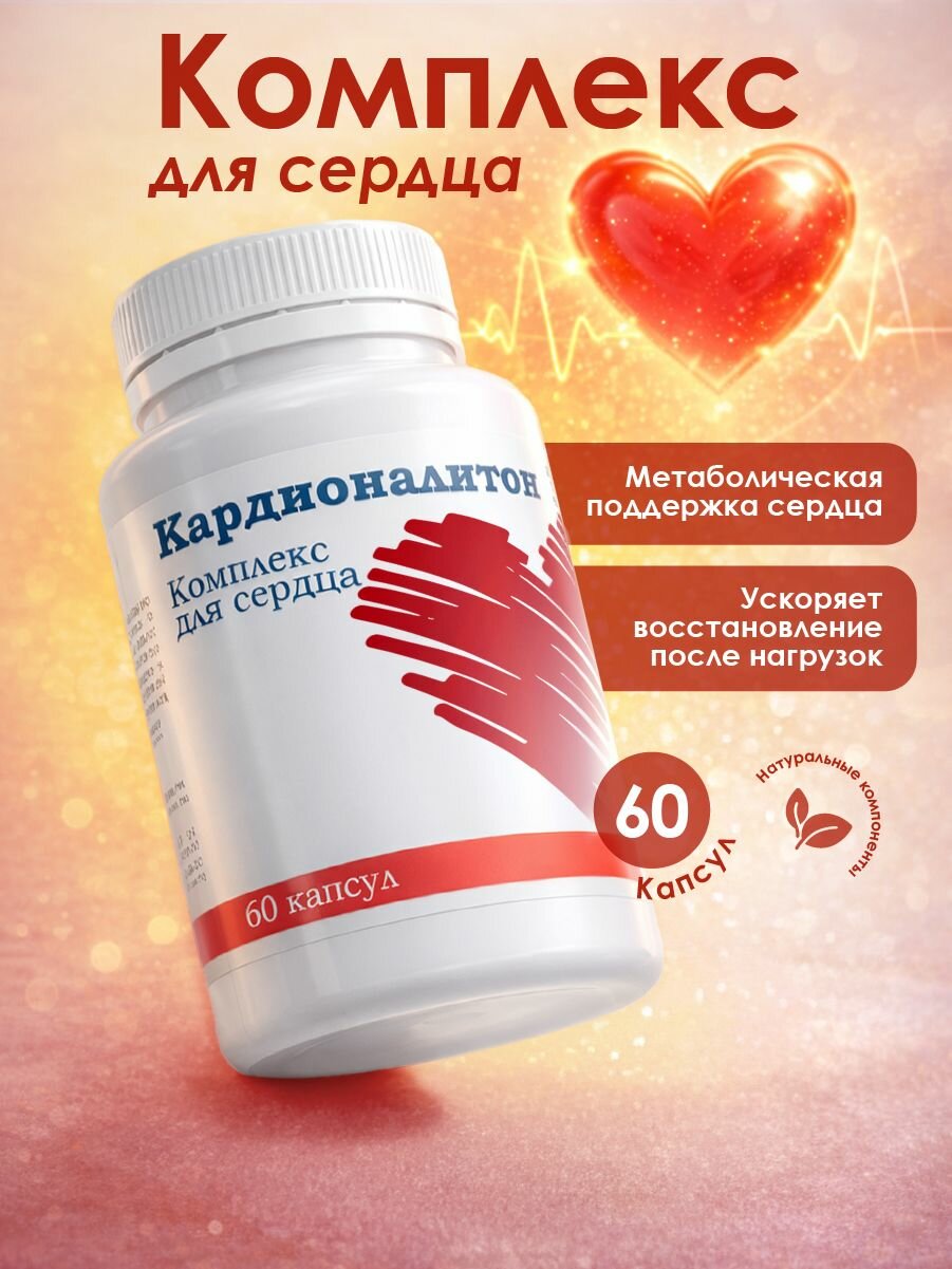 Пищевая добавка на растительной основе Кардионалитон, комплекс для сердца