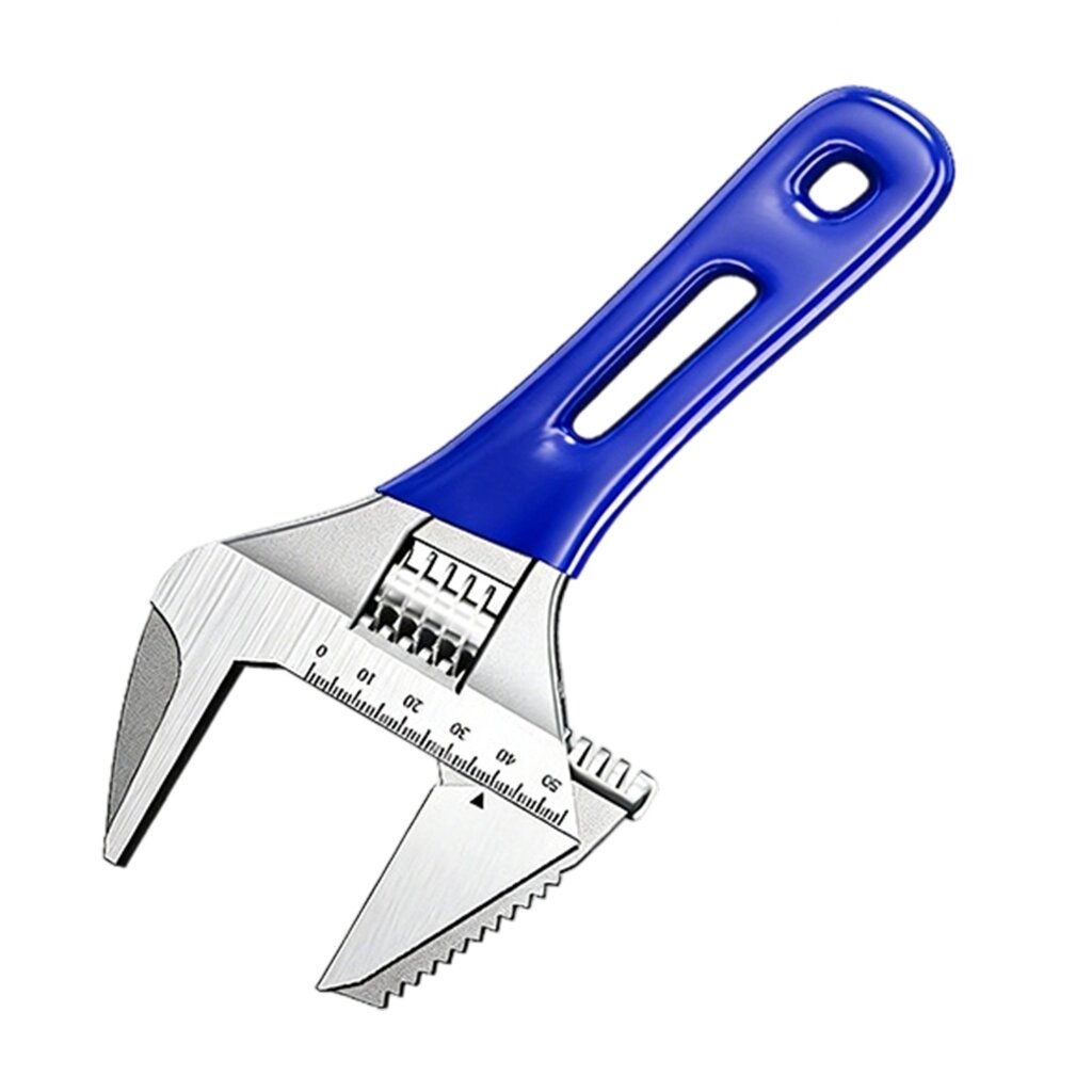 Гаечный Ключ для раковины Диаметром 0-45 Мм, Ручка Для Инструмента Для Ремонта Сантехники, Большой Гаечный Ключ Двойного Назначения с Открытым Концом, Гаечный Ключ в Комплекте с Насадкой