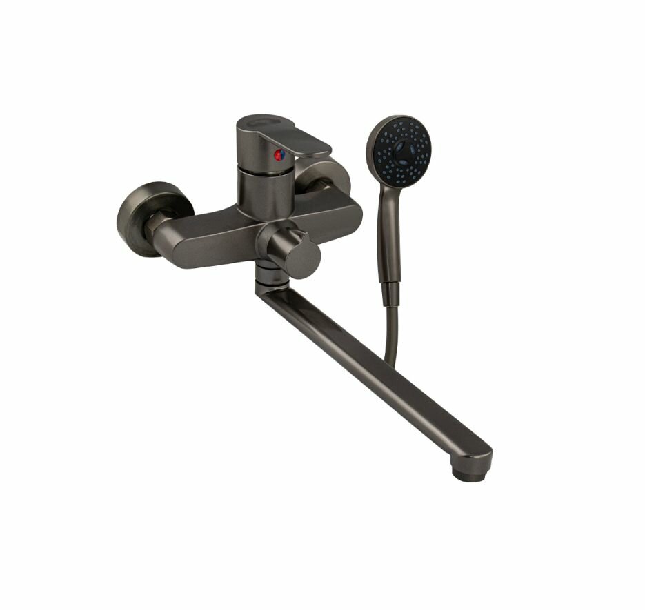 Смеситель для ванны, из высокопрочного АБС пластика, цвет графит