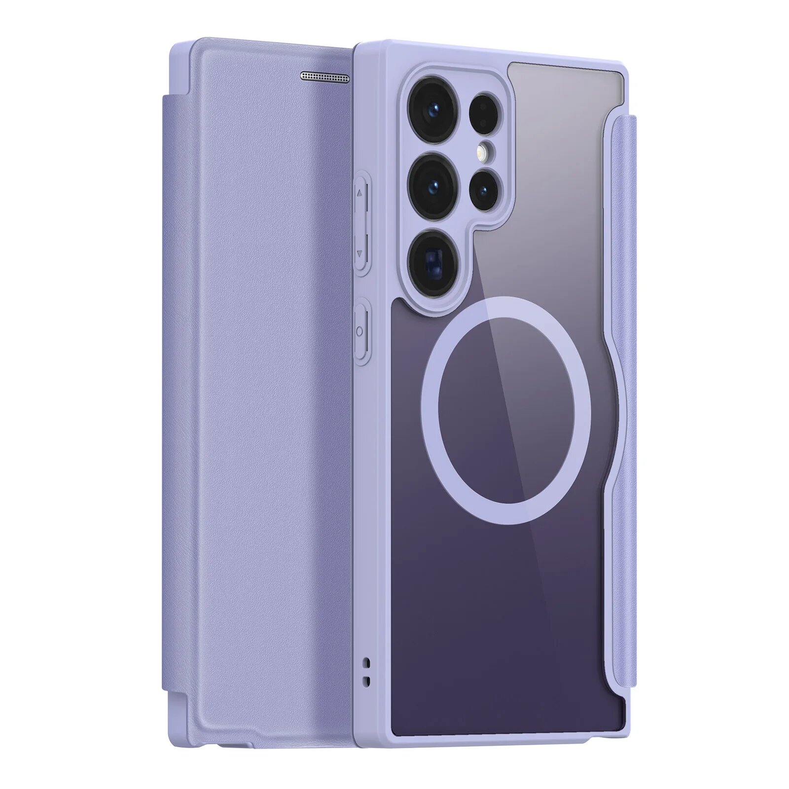 Чехол-книжка DUX DUCIS для Samsung Galaxy S24 Ultra, Lavender, фиолетовый