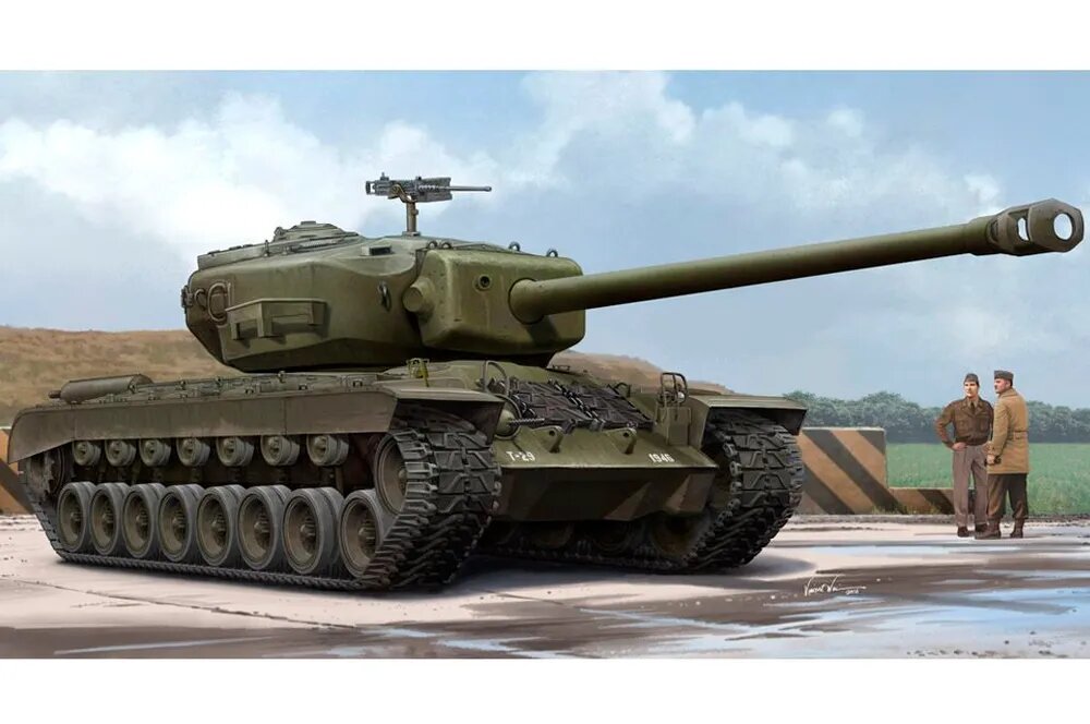 1/35 Американский тяжёлый танк Т29Э1 Сборочная модель, масштаб 1:35, для коллекционеров