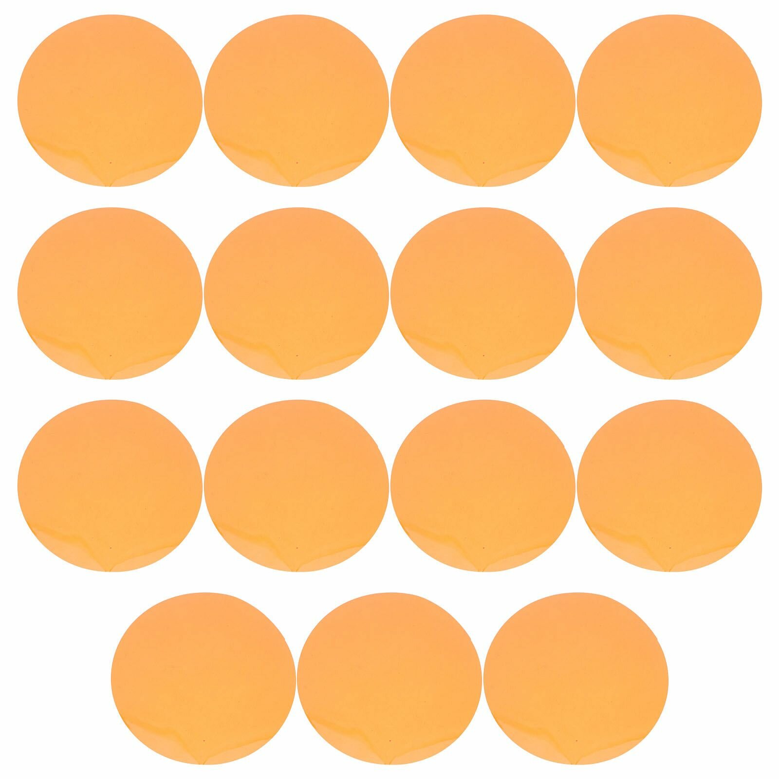 Самоклеющиеся желтые фильтры из пэт для точечных и светодиодных ламп, 20 штук
