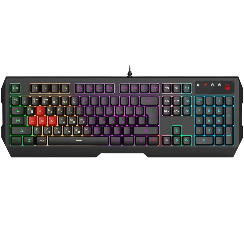 A4Tech Клавиатура A4Tech Bloody B140N, подсветка, черный (USB) (ret)