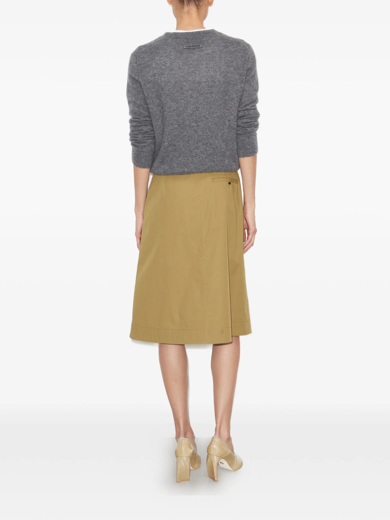 Юбка Tory Burch Cotton camp skirt, размер 10, разноцветный — фото 1
