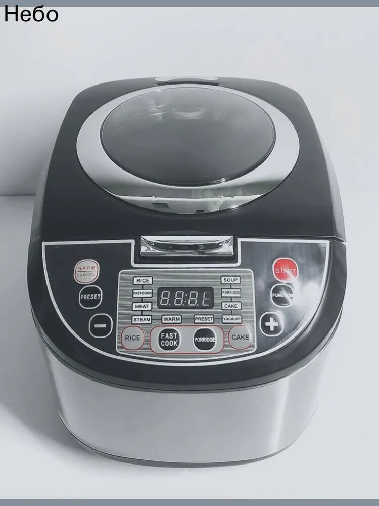HongDiJia Мультиварка CFYP-59955233H 5 л, 1000 Вт, с антипригарным покрытием, черная