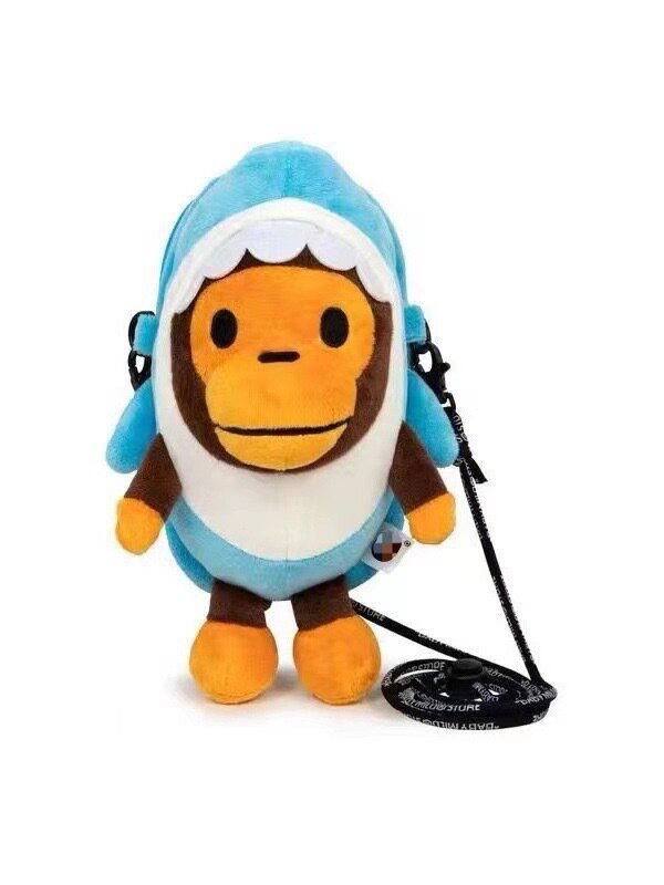 Японский модный бренд bapex milo monkey: детская сумка через плечо, сумка для мобильного телефона, камуфляжная сумка для мобильного телефона, в уличном стиле с мультяшным принтом.