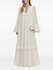 Платье Self-Portrait Ruffled maxi dress, размер 12, белый