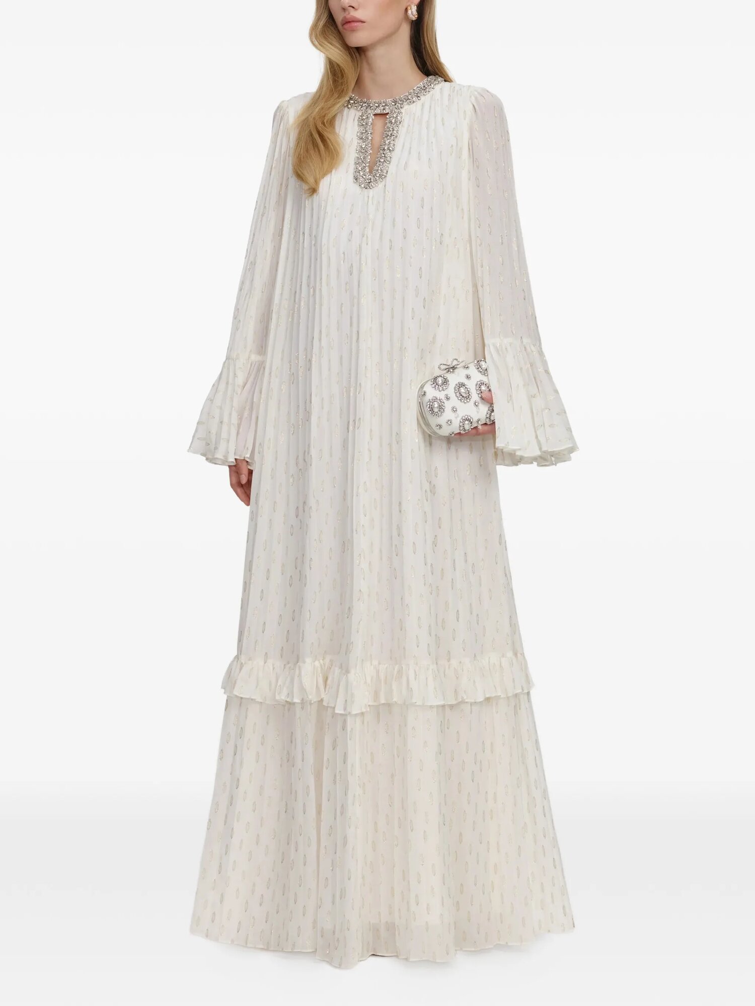 Платье Ruffled maxi dress