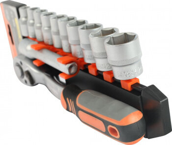 Набор торцевых головок PATRIOT 12 предметов, присоединительный квадрат 1/2 дюйма, кейс для хранения (350004500)