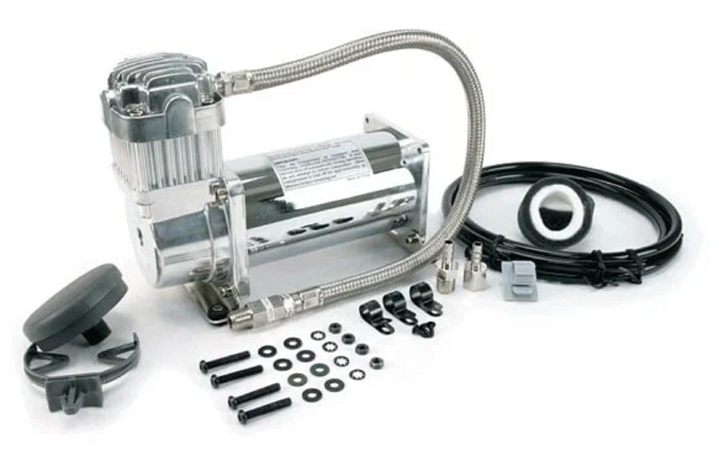 Компрессор VIAIR 35030, стационарный, 12В, максимальное давление 10 атм, серебристый