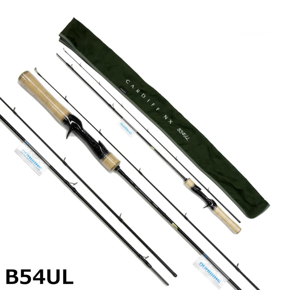 Кастинговое удилище Shimano 21 Cardiff NX B54UL тест 1-7 г длина 163 см (JDM)