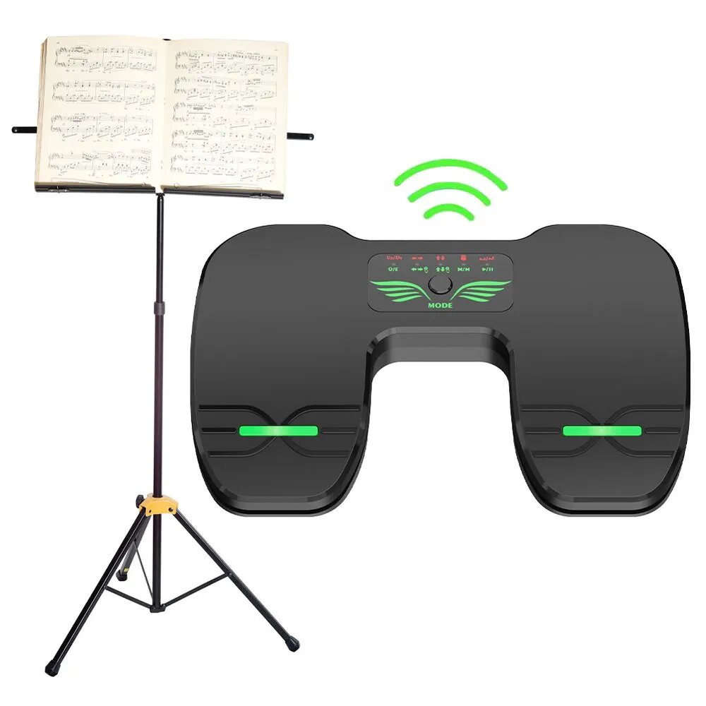 Беспроводная Bluetooth-педаль для переворота страниц, Type-C, встроенный аккумулятор