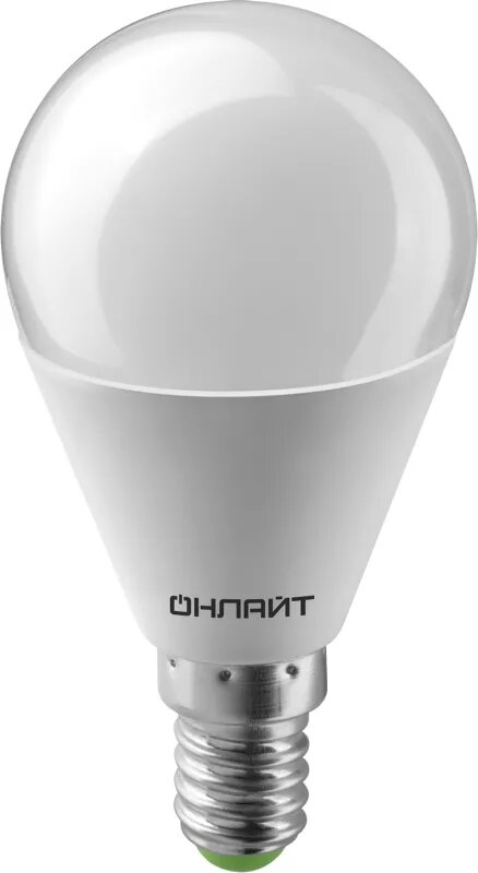 Лампа светодиодная 61 965 OLL-G45-10-230-2.7K-E14 10Вт шар 2700К тепл. бел. E14 1000лм 176-264В онлайт 61965