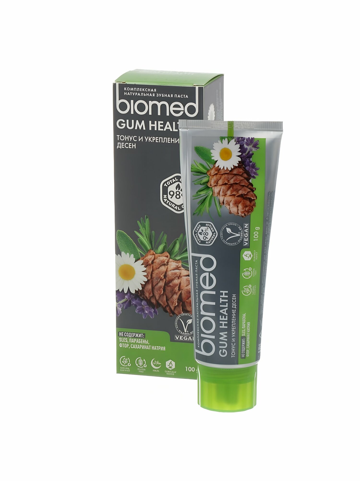 Зубная паста Biomed Тонус и укрепление десен, для взрослых, 100 г