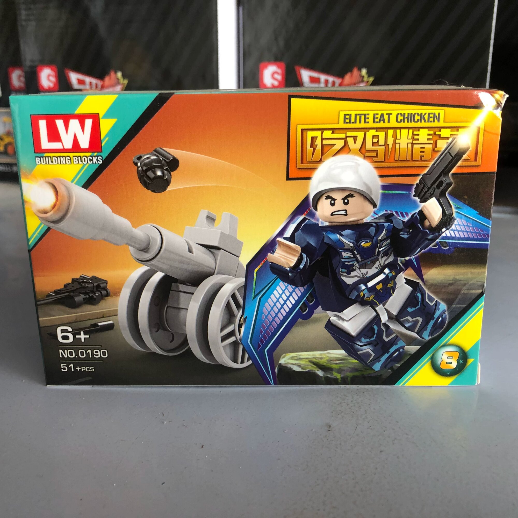 LEO 0190-8 Набор строительных блоков Battle Royale для детей, 4-шт. DIY-игрушка