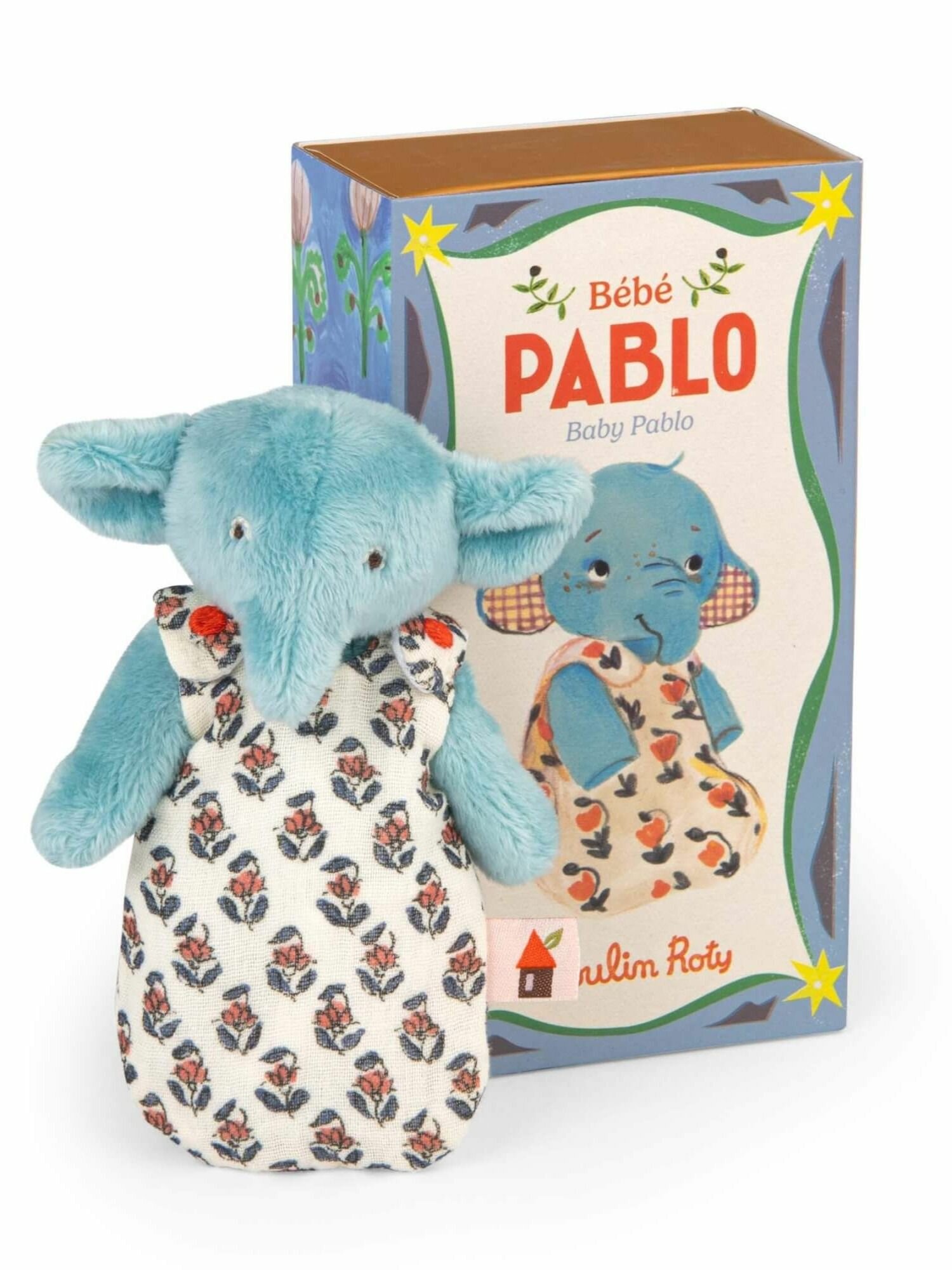 Мягкая игрушка Moulin Roty - Слонёнок Пабло в декоративной упаковке, 14.5 см - 43166
